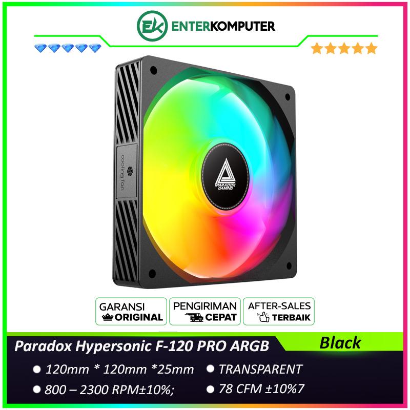 Paradox Hypersonic F-120 PRO ARGB Black 12CM Fan - Enterkomputer Jual ...