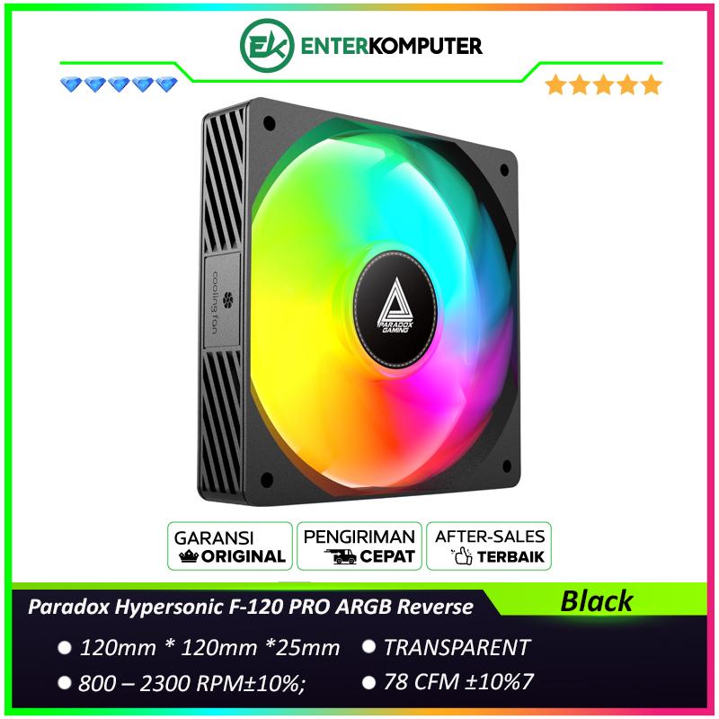 Paradox Hypersonic F-120 PRO ARGB Reverse Black 12CM Fan ...