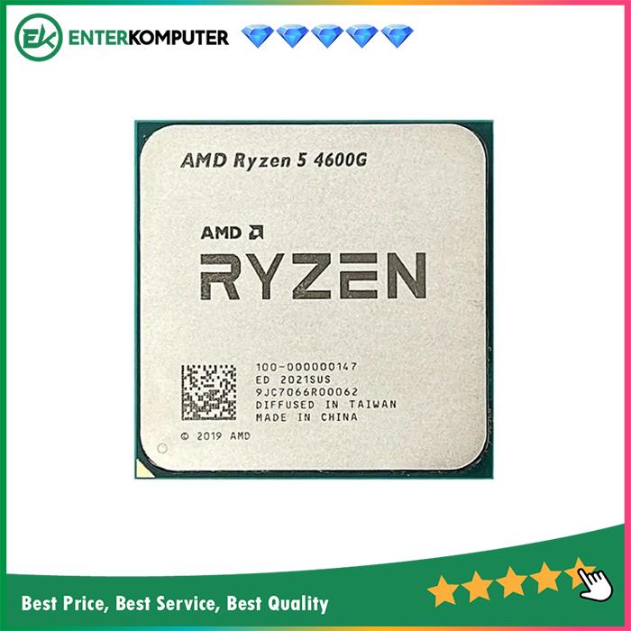 AMD Ryzen 5 4600G 3.7Ghz Up To 4.2Ghz Cache 8MB 65W AM4 [Tray] - 6 Core ...