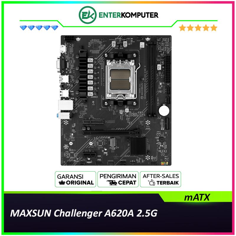 MAXSUN Challenger A620A 2.5G (AM5, AMD A620, DDR5, USB3.2, SATA3 ...