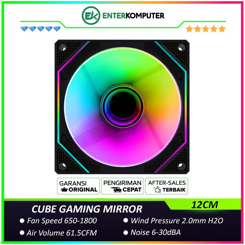 CUBE GAMING MIRROR Reverse BLACK Single Pack - Infinity Mirror 12CM ...
