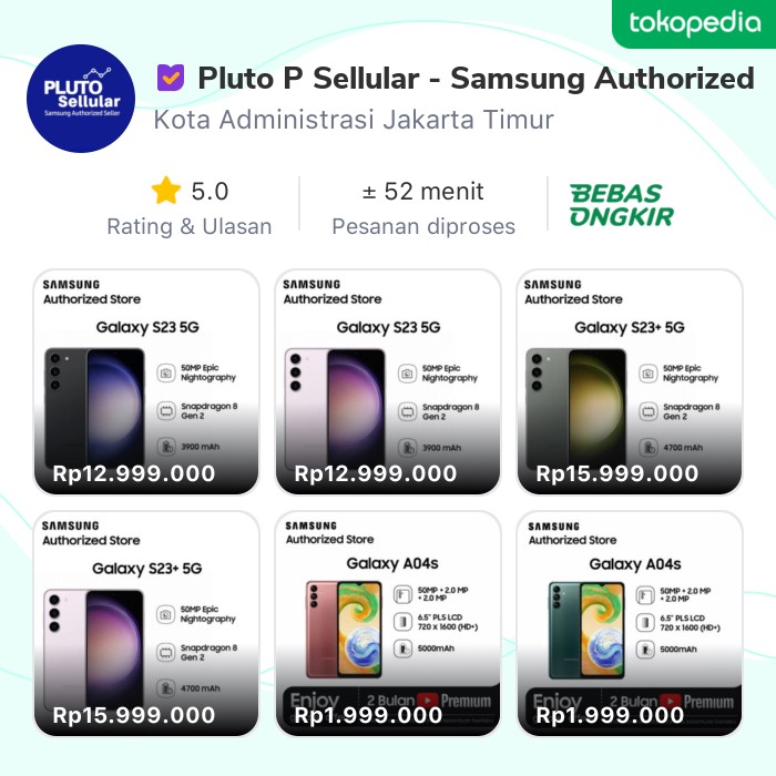 Pluto P Sellular - Samsung Authorized