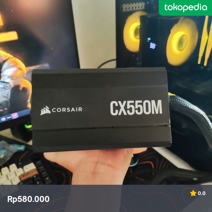 (GARANSI ON PANJANG) PSU Corsair CX550M Semi Modular 550W 80+ Bronze ...