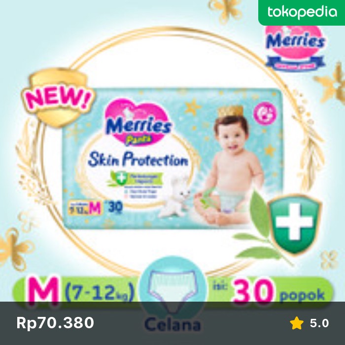 Merries Skin Protection Popok Bayi Celana M 30 - Rp70.380