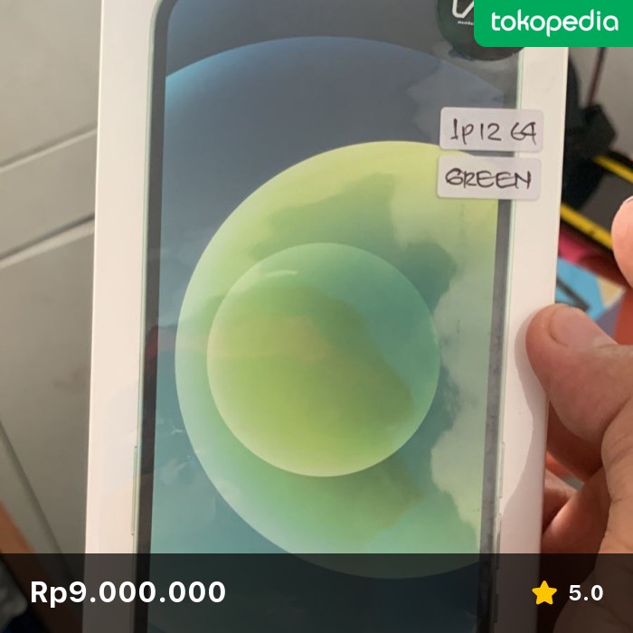 Apple iphone 12 64GB Green - Rp9.000.000