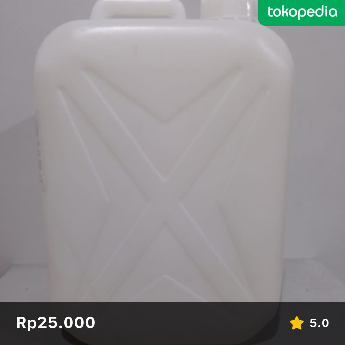 Jerigen Dirigen Jrigen Bekas Second Ukuran Besar 20 Liter Putih Kuat ...