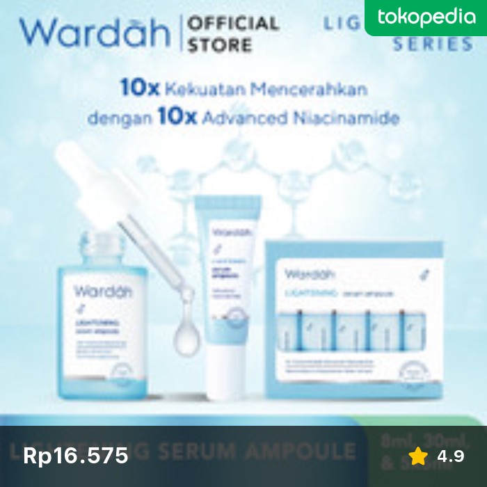 Wardah Lightening Serum Ampoule - 8 ml - Rp16.575