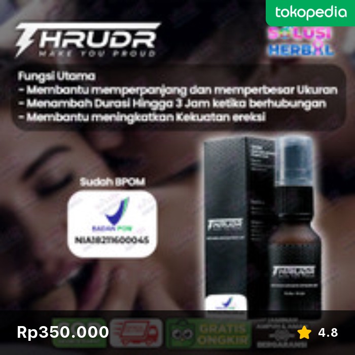 Obat Kuat Oles Herbal Memperbesar Dan Tahan Lama Pria Thrudr BPOM - 1 ...