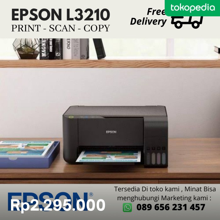 printer epson L3210 print scan copy - Pengganti L3110 - Rp2.295.000