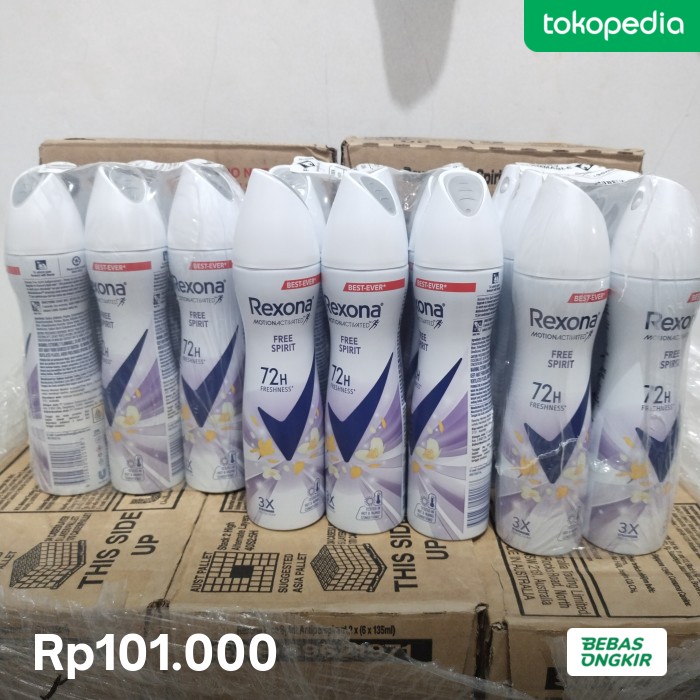 Rexona Twinpack Spray Anti Perspirant 150ml Deodorant 2pcs - Rp101.000