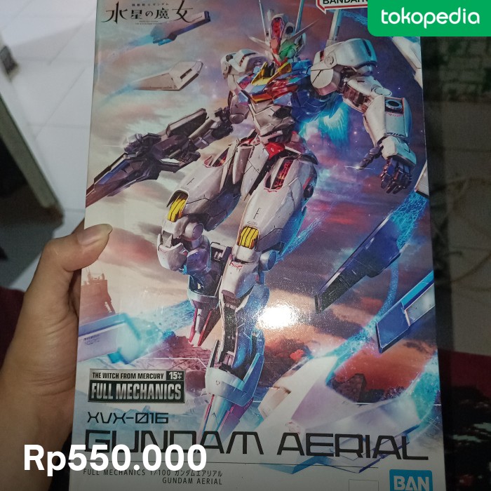 Full Mechanic Gundam Aerial Bandai - Rp550.000