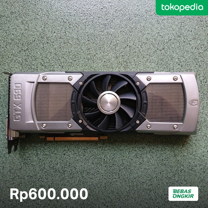 VGA Nvidia GeForce GTX 690 Dual GPU 4GB GDDR5 512bit - Rp600.000