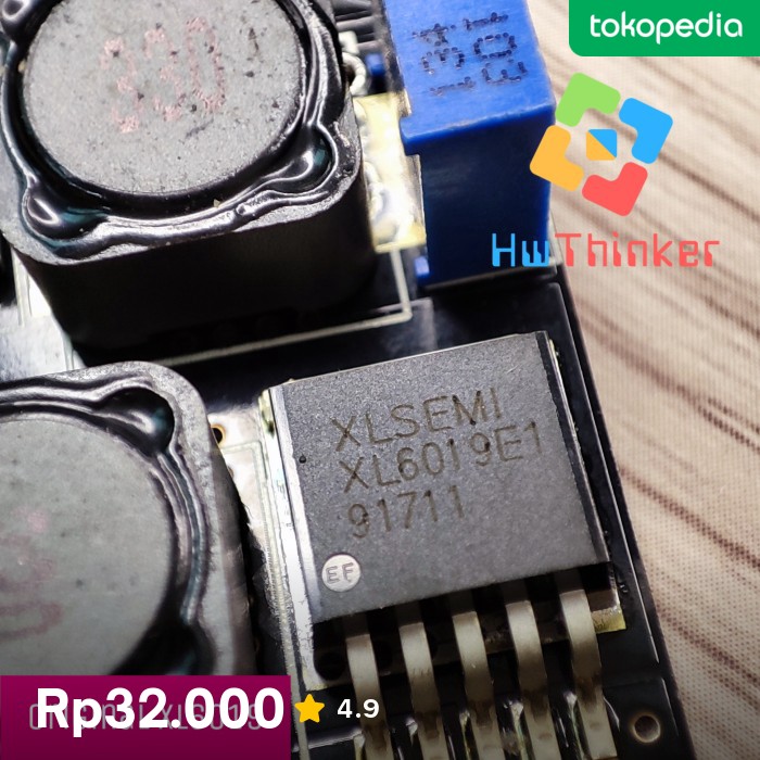 Buck Boost XL6019 Adjustable DC Step Up Down Converter upgrade XL6009 ...