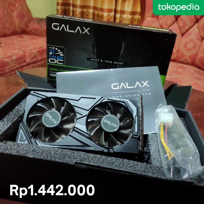 GALAX GTX 1650 SUPER 4GB DDR 6 - Rp1.442.000