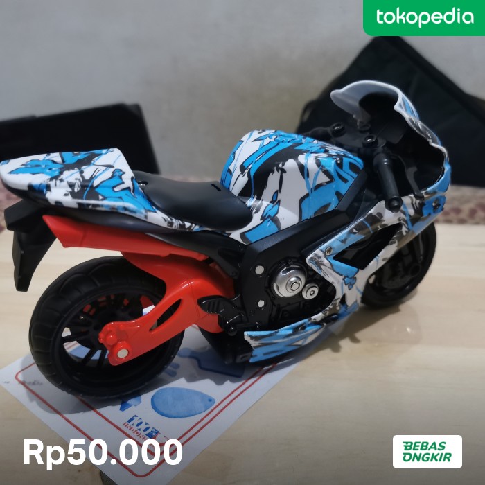 Mainan anak sepeda Motor besar bahan plastik no brand not tomica siku ...