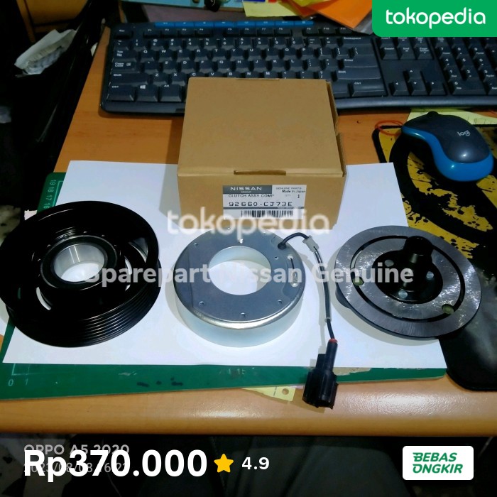 Livina 1.5 Evalia Magnet Clutch Kompresor Compresor AC OEM NISSAN ...