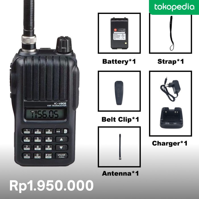 ICOM IC V80 ORIGINAL GARANSI RESMI ORI - Rp1.950.000