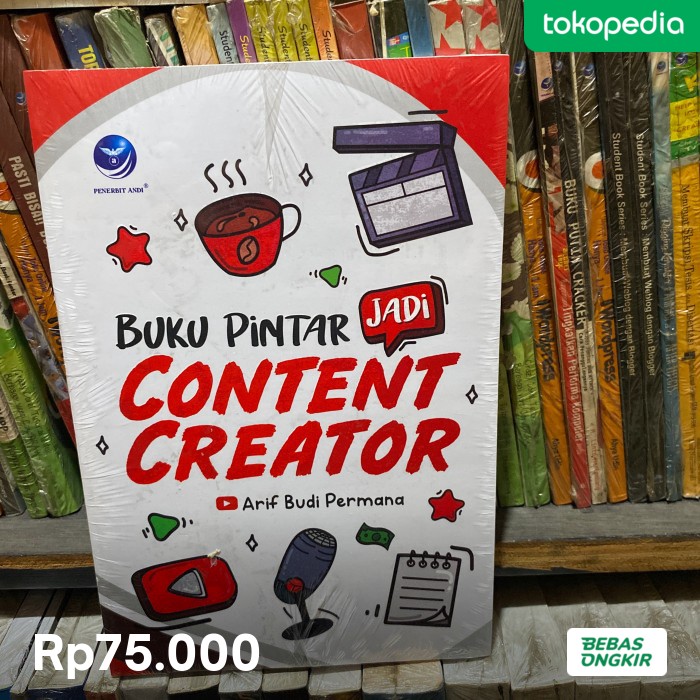 buku pintar menjadi content creator ori 2023 - Rp75.000