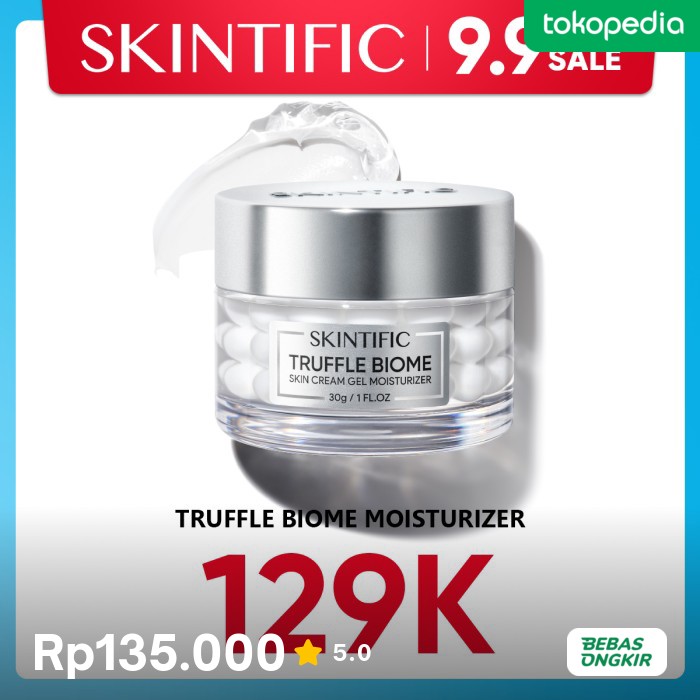 SKINTIFIC Truffle Biome Skin Reborn Cream Gel Moisturizer 30g - Rp135.000