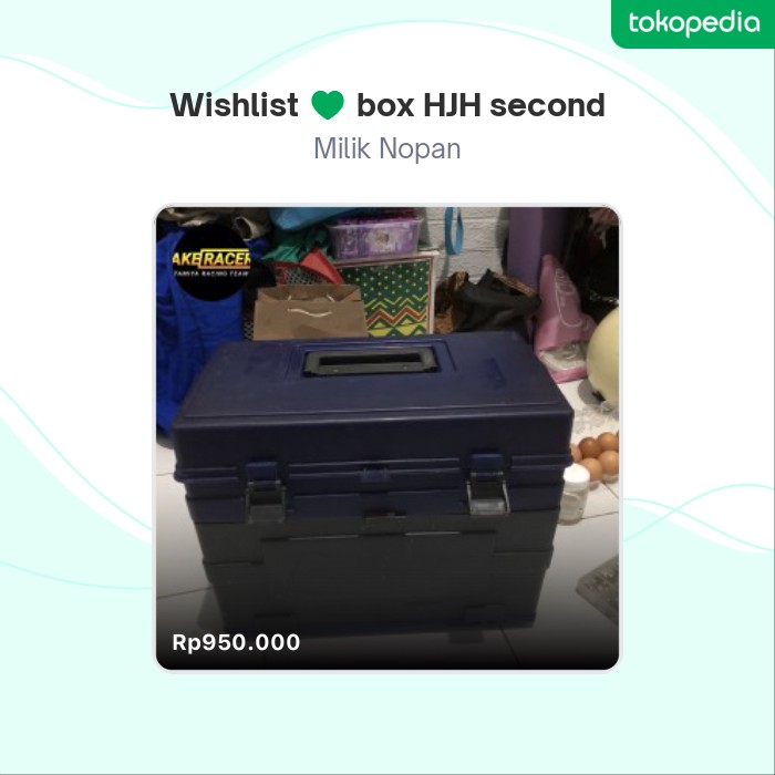 Koleksi box HJH second