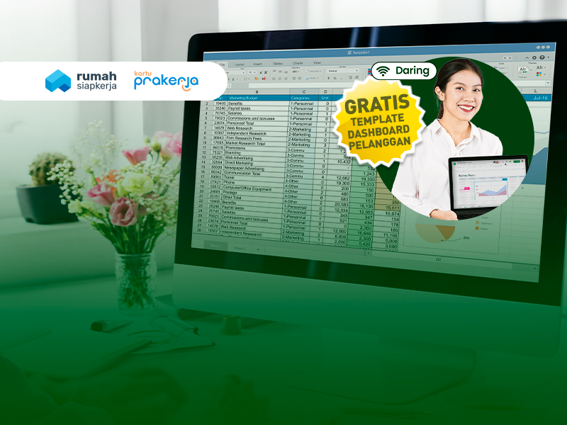 Kursus Analisis Data Marketing Menggunakan Google Sheet (Daring) di Rumah Siap Kerja | Tokopedia