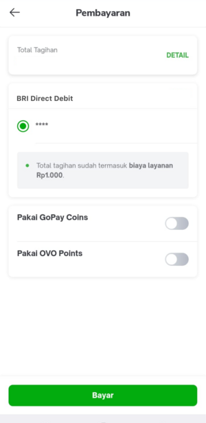 Cara Bayar dan Menambahkan Kartu Debit Instan/Direct Debit BRI ...