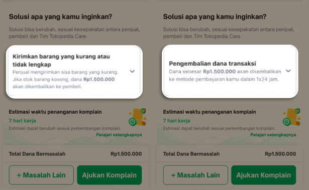 Cara Mengajukan Komplain Produk Kurang | Tokopedia Care