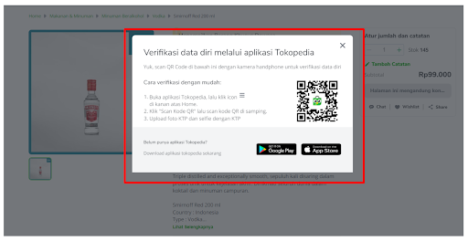 Verifikasi Data Diri Otomatis Khusus Pembeli Alkohol & Rokok Elektrik ...