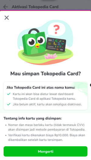Bagaimana Cara Aktivasi Tokopedia Card? | Tokopedia Care