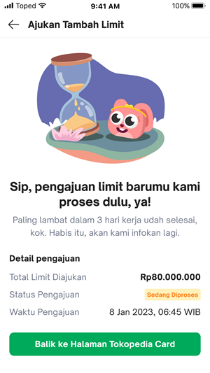 Cara Ajukan Tambah Limit Tokopedia Card | Tokopedia Care