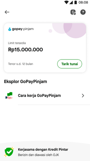 Seputar Pengajuan GoPay Pinjam | Tokopedia Care