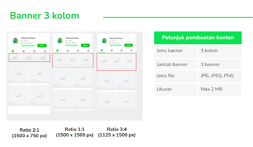 Jenis Tampilan Toko dan Banner | Tokopedia Care