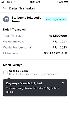 Cara Ubah Transaksi Menjadi Cicilan | Tokopedia Care