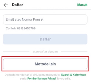 Cara Daftar Akun Tokopedia | Tokopedia Care