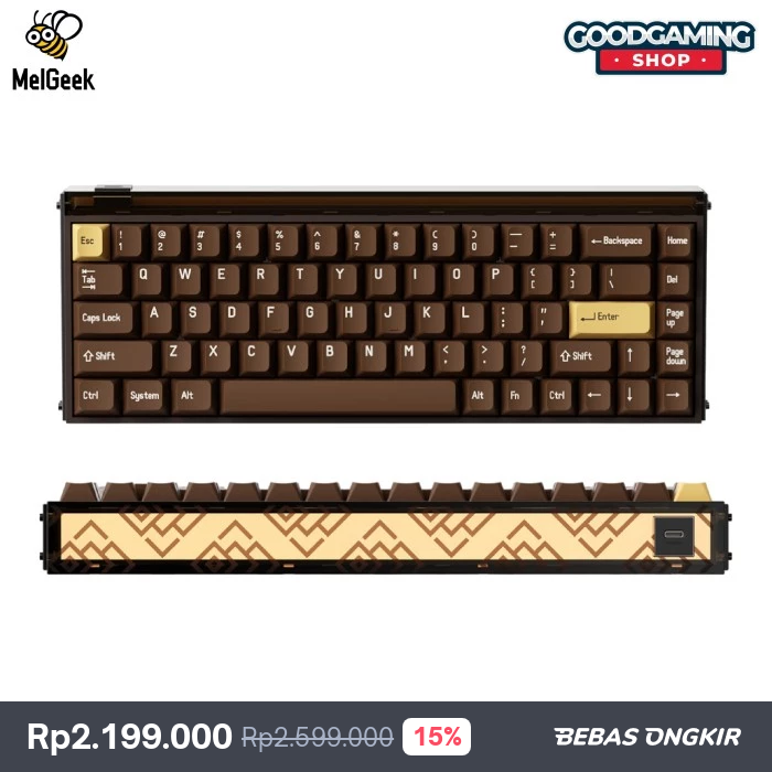 Melgeek Made68 Pro | Made 68 Element Rapid Trigger HE Keyboard DIY Side ...