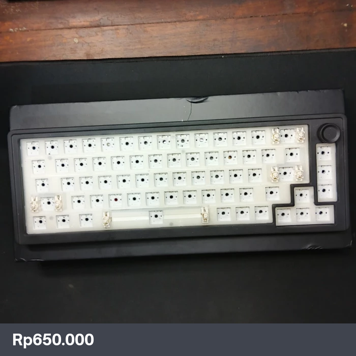 Barebone Aluminium Furycube E68 Pro Wireless Black 65% Layout Barebone ...